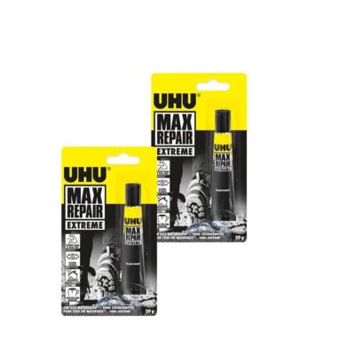 UHU Max Repair Extreme Kleber 20g transparent Polymer Technologie ( 2er ...