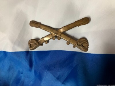 US Cavalry Crossed Sabers (Swords) hat pin insignia, Civil War original ...