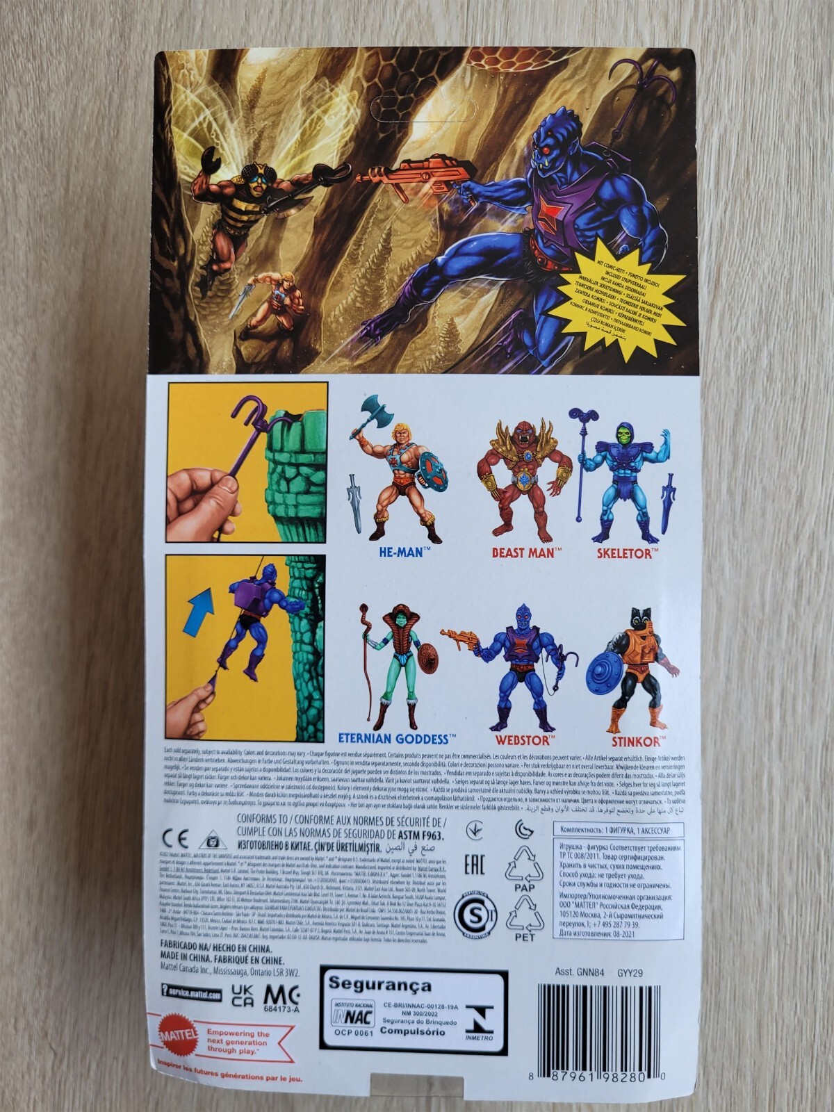 Masters of the Universe He-Man MOTU Origins Figur WEBSTOR WEBSTER NEU ...