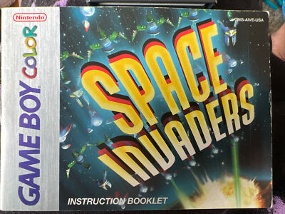 Space Invaders GBC (Nintendo Game Boy Color, 1999) Manuel Only | eBay