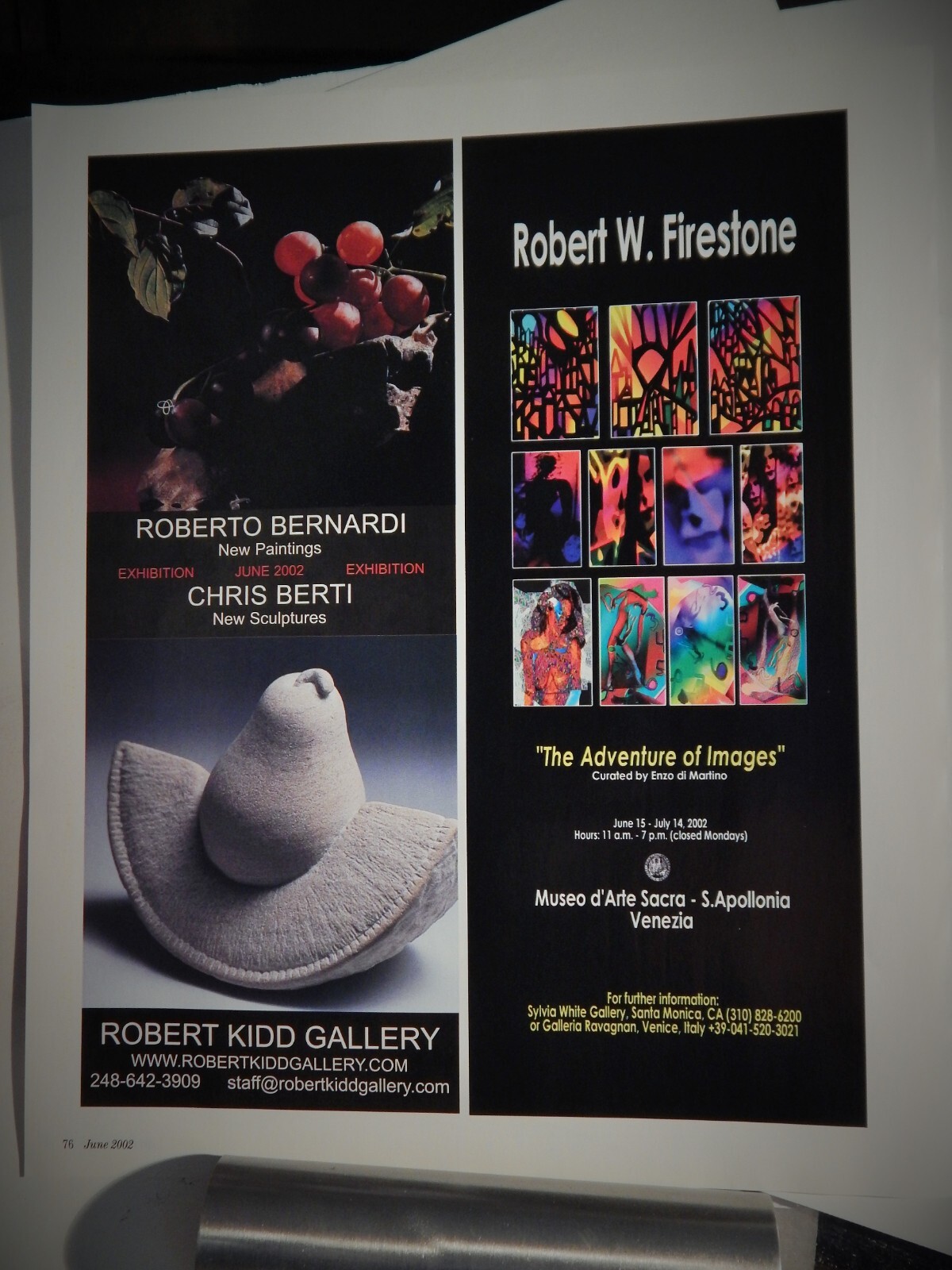 ROBERT W FIRESTONE ART PIECES VTG ORIG 2002 ADVERTISEMENT | eBay