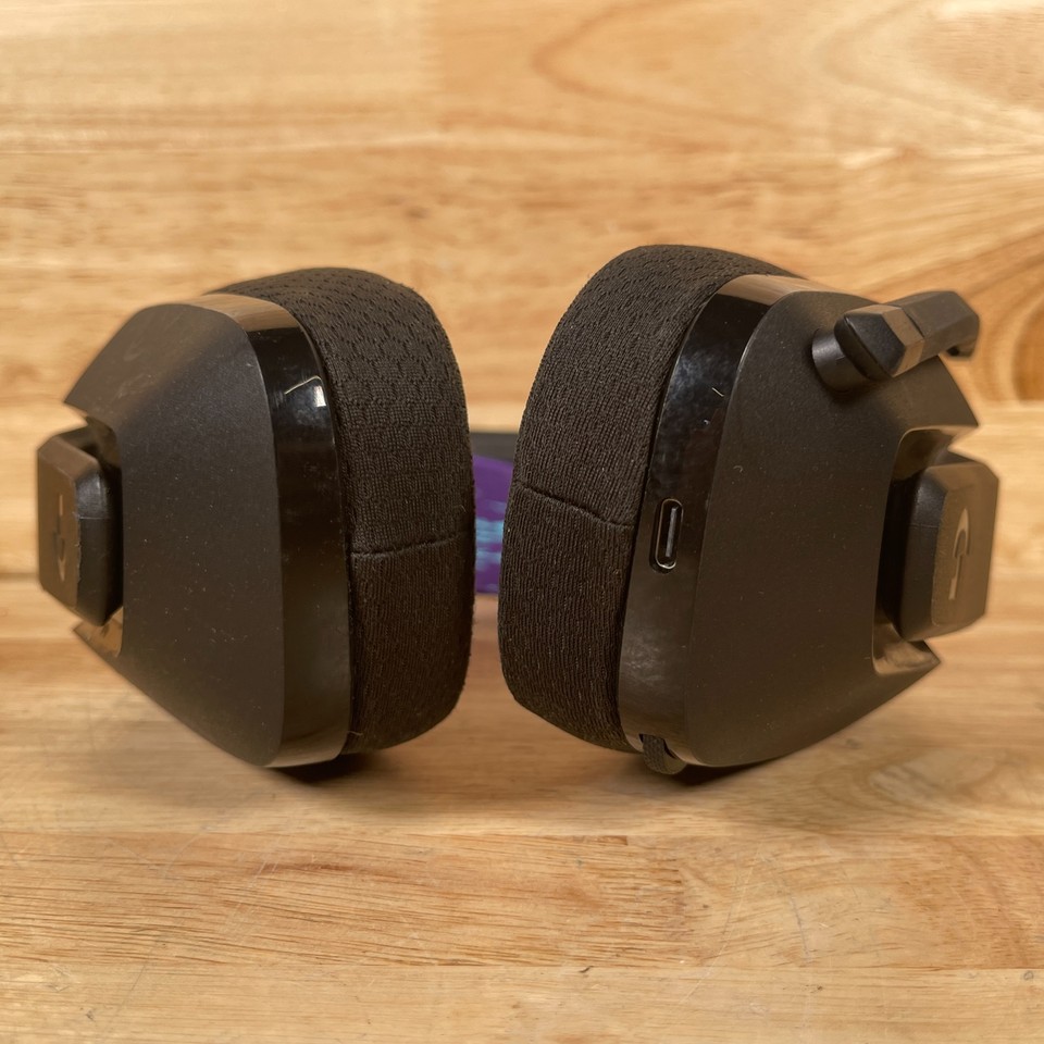 Logitech G535 Black LightSpeed Wireless Boom-Mic On-Ear Stereo Gaming ...