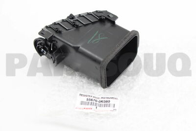 556700K080 Genuine Toyota REGISTER ASSY, INSTRUMENT PANEL, CENTER 55670 ...