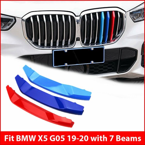 Front Grille Grill Cover Strips Clips Trim For BMW X5 G05 Accessories ...