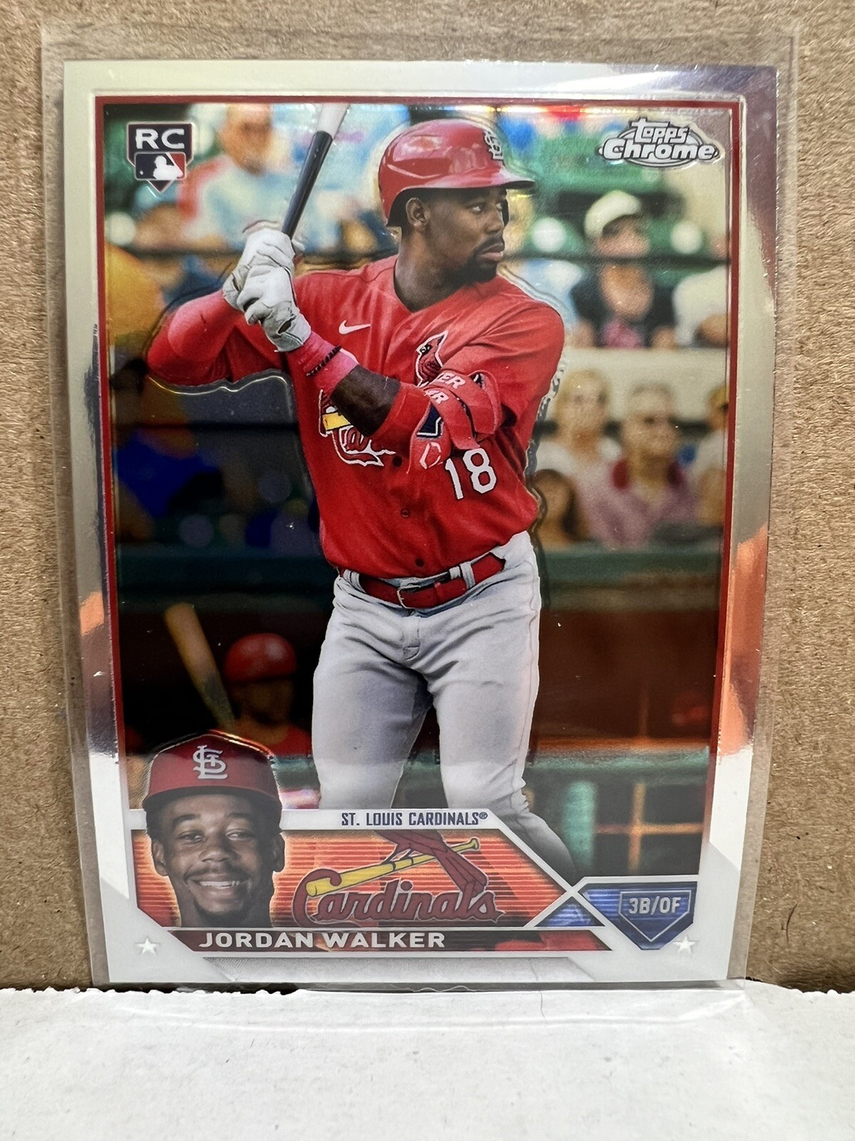 2023 Topps Chrome Base Card 209 Jordan Walker - St. Louis Cardinals RC ...
