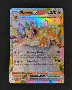 Flareon ex 2025 Scarlet & Violet: Prismatic Evolutions #014/131 Double ...