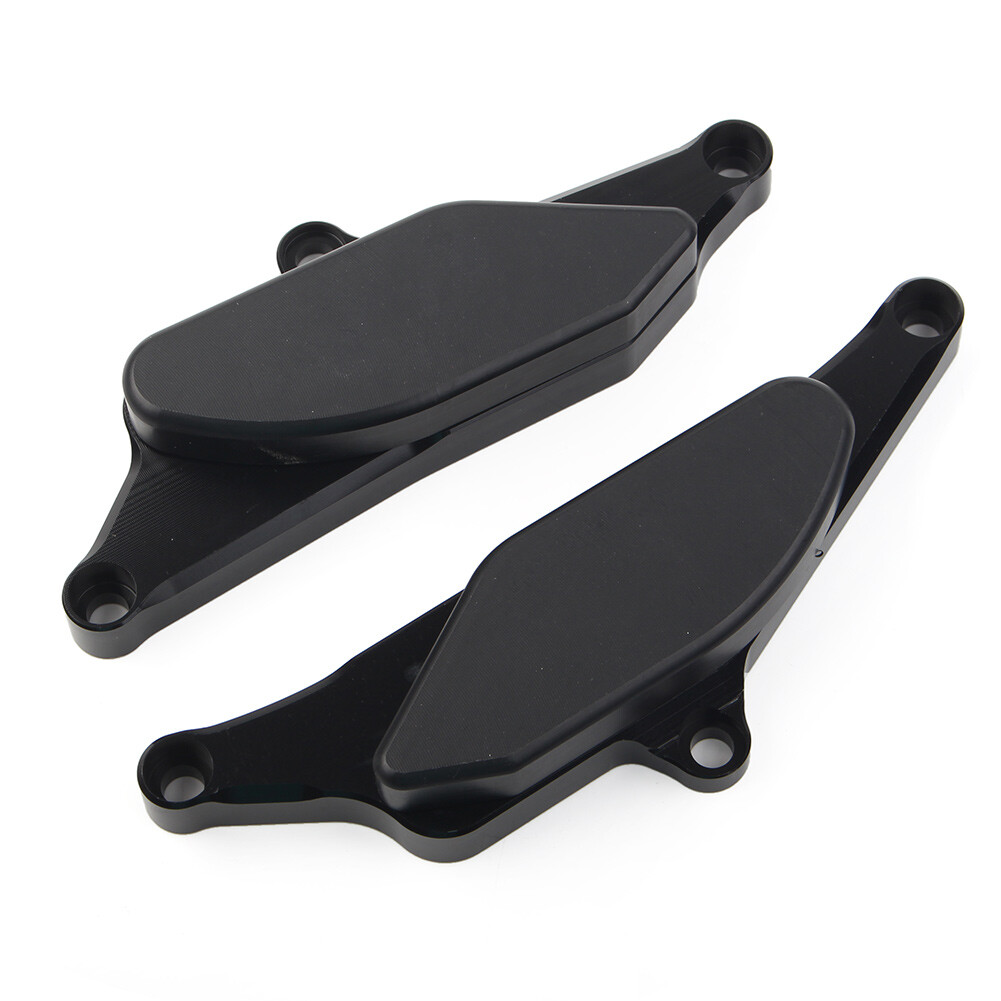 Black Engine Frame Sliders Crash Guard Pad Protector For Yamaha Vmax ...