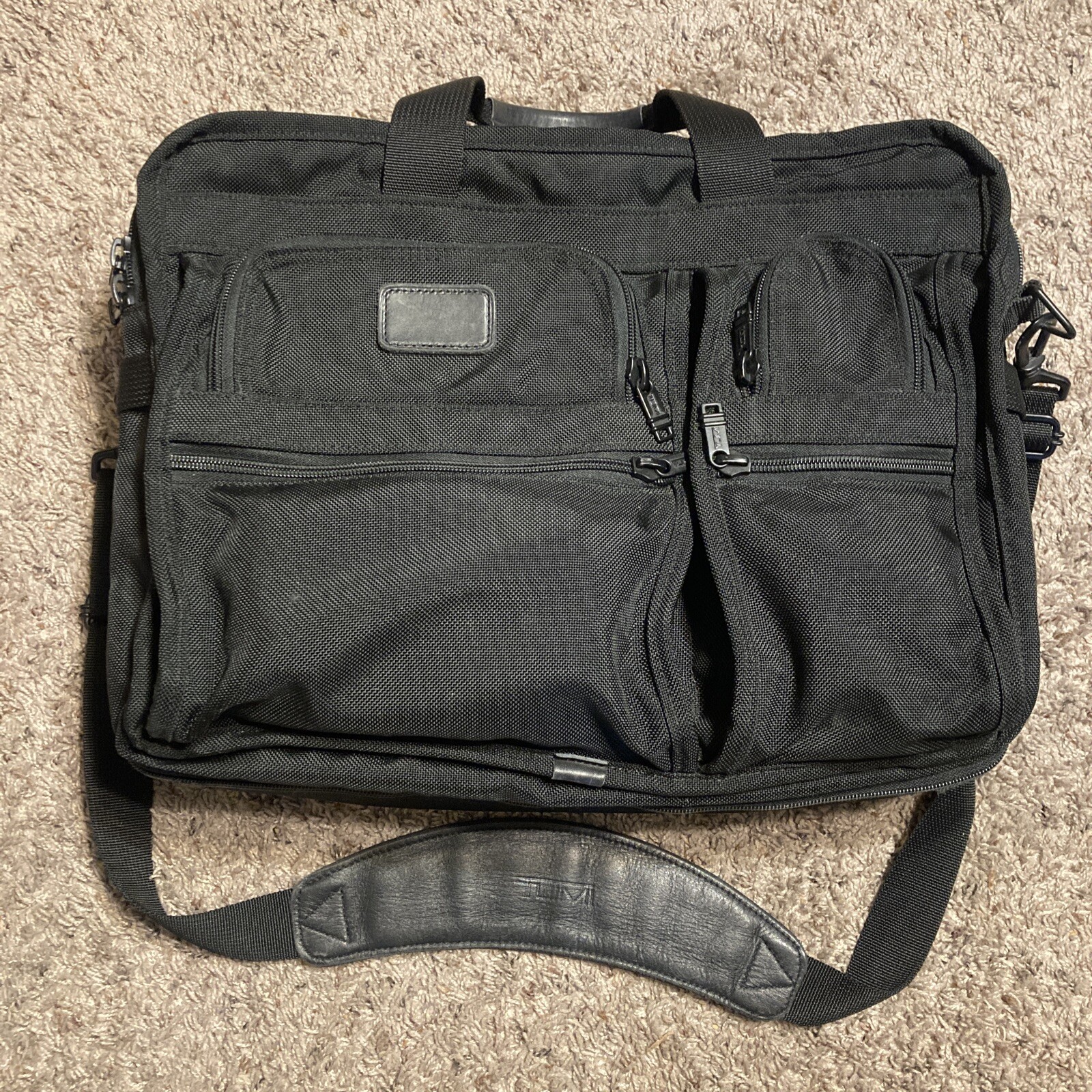 TUMI Alpha Expandable Organizer Laptop Briefcase Blac… - Gem