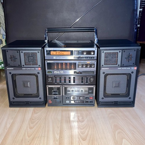 Sony FH-11 Stereo System Boombox Retro Vintage Ghettoblaster K7 ...