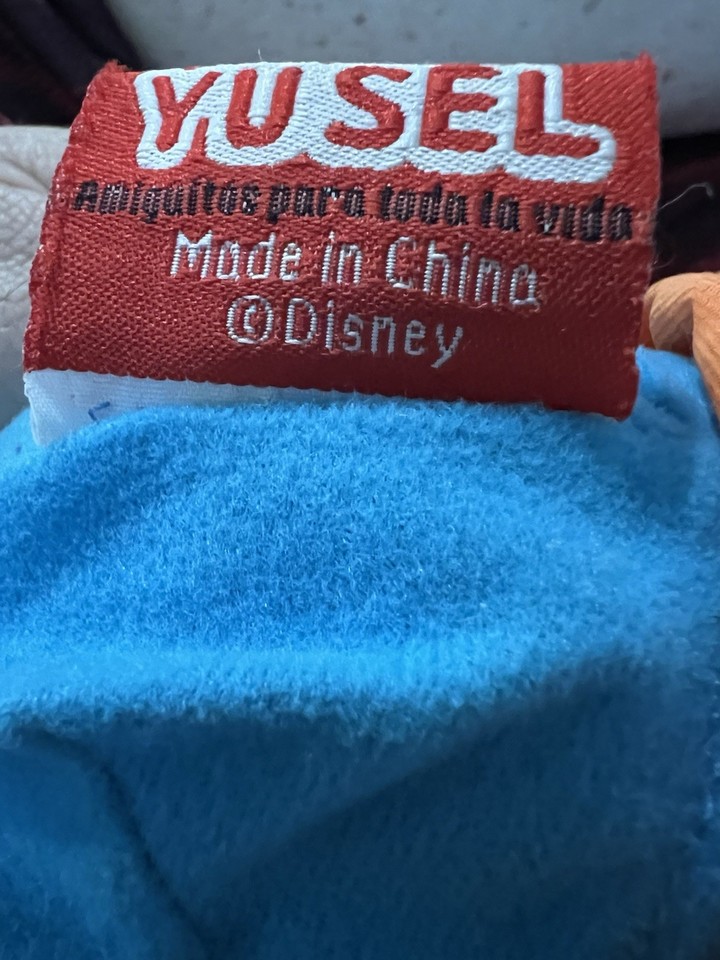 Vintage 22” Goofy Plush Yusel Disney Made In China Orange Shirt and ...