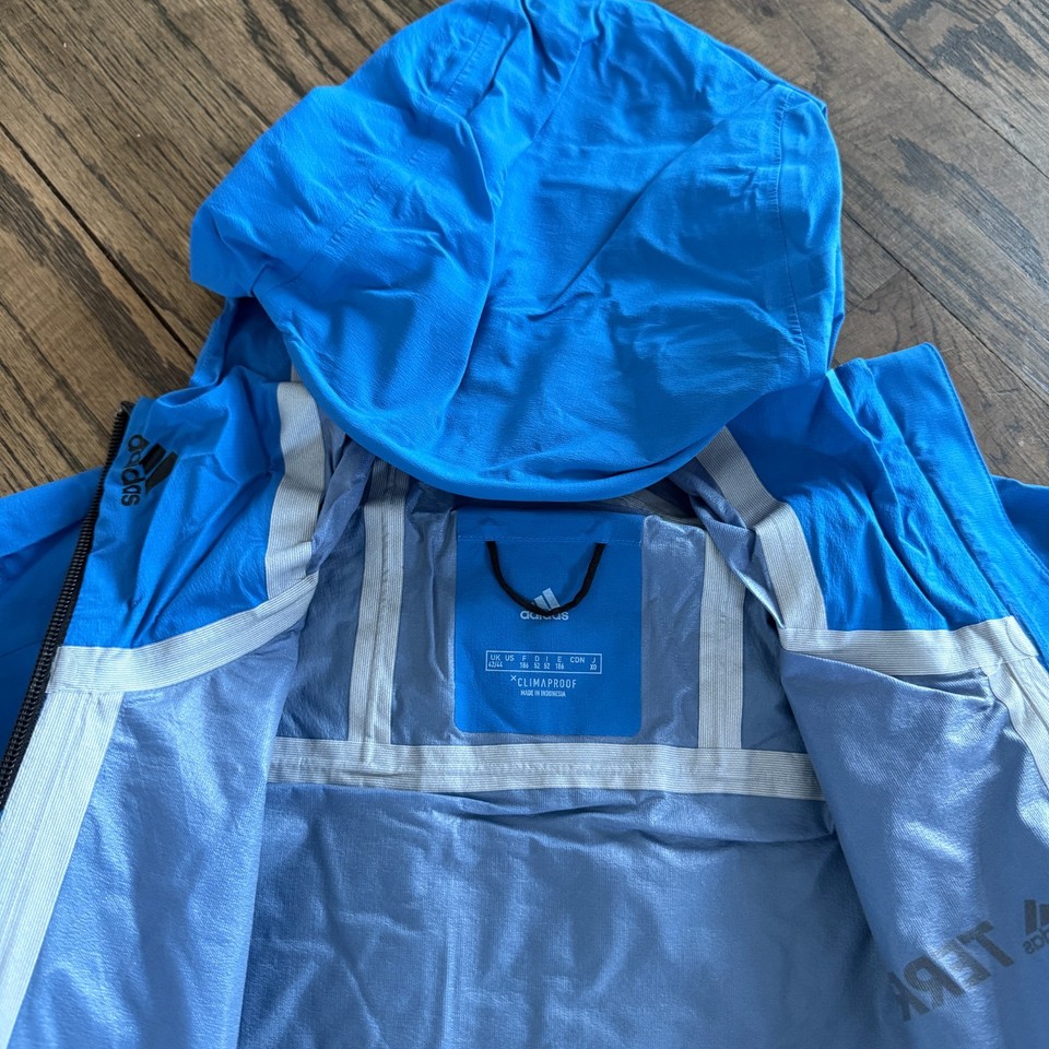Adidas Terrex Agrav 3L Climaproof Men's Blue Gortex Jacket Size L NWT ...