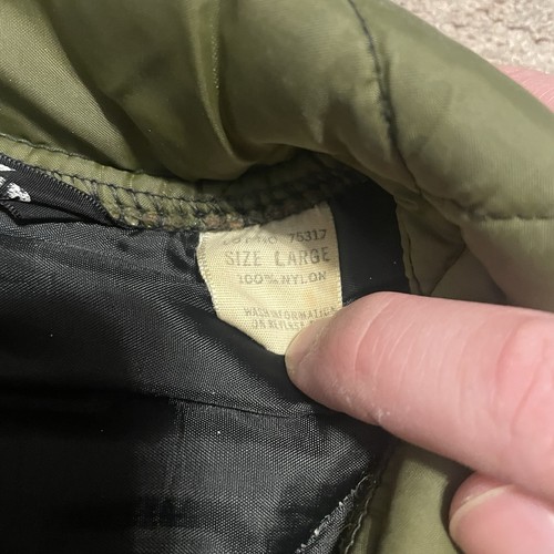 Vintage Surplus Jacket Mens Green Puffer Full Zip Quilted Thinsulate | eBay