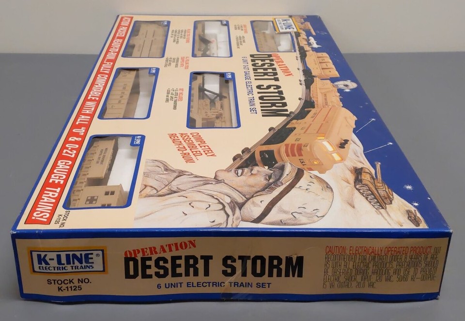 K-Line k-1125 Operation Desert Storm O Gauge Diesel Freight Train Set ...