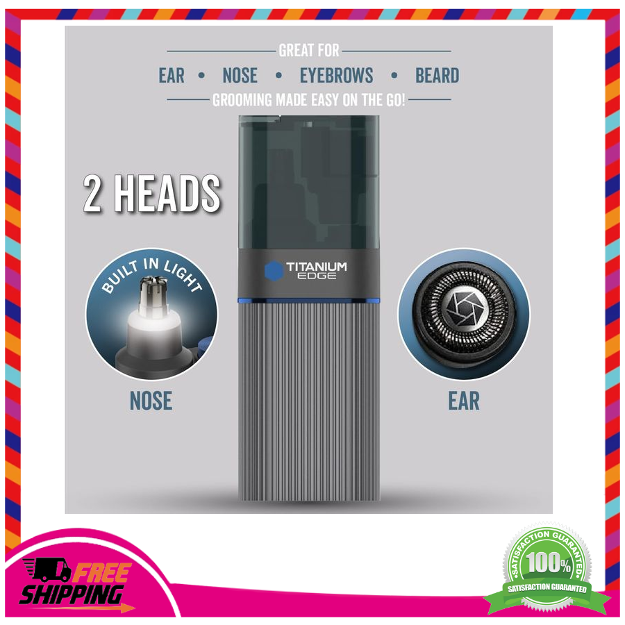 Professional Microtouch Titanium Edge Ear Nose Trimmer Precision ...