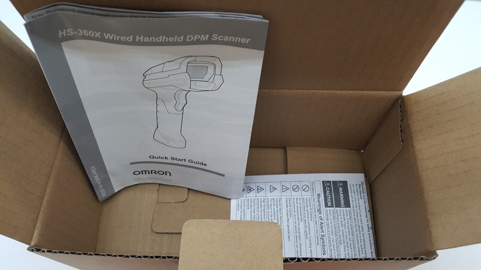 Microscan Omron HS-360X HDS-3608-0001 Handheld DPM Barcode Scanner ...