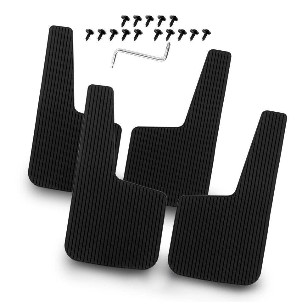 4PCS Rubber Splash Mud Flaps Guard Mudguard Fender Protector For Ram ...