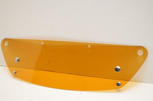 NOS VTG VINTAGE MOTORCYCLE HELMET VISOR *AMBER* S-20 FLIP FC-28 SHOEI ...