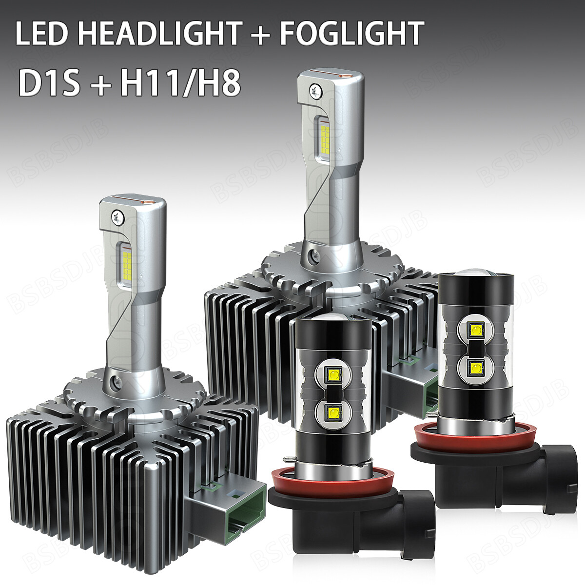 For 2007-2009 Mercedes Benz W221 S550 S-Class LED Headlight + Fog Light ...