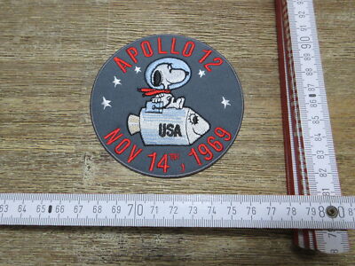 Patch US Army Snoopy Astronaut Apollo 12 14th Nov 1969 Nasa Flight ...