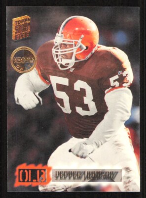 1994 Topps Stadium Club PEPPER JOHNSON Members Only card CLEVELAND ...