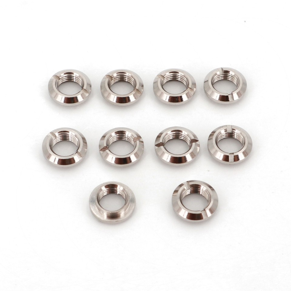 10Pcs 1/4-40UNS Dress Nut for SH T80-T Series 6.35mm Panel Mini Toggle ...