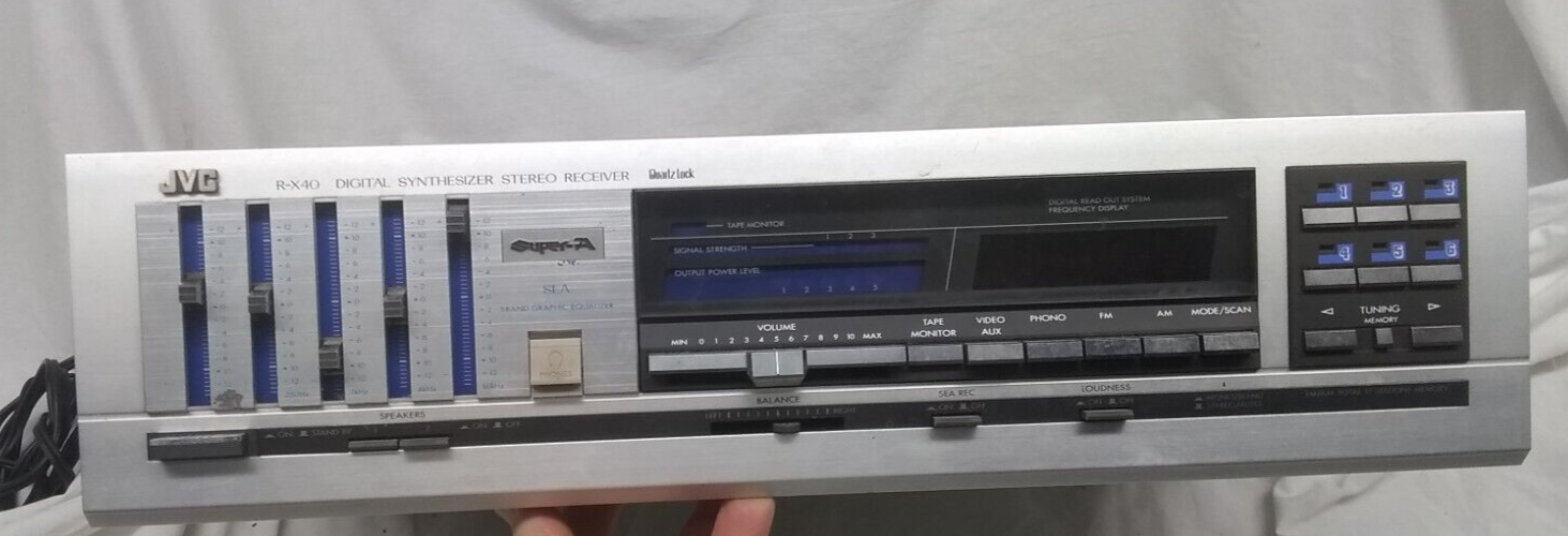 JVC R-x40 Digital Synthesizer Stereo Receiver Made in Japan for sale ...