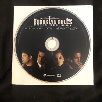 Brooklyn Rules (DVD) ***DISC ONLY!*** Mob film Alec Baldwin Freddie ...