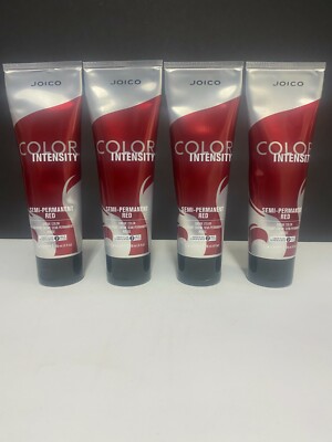 Joico Color Intensity Semi Permanent Red - 4 Pack (4 fl oz each ...