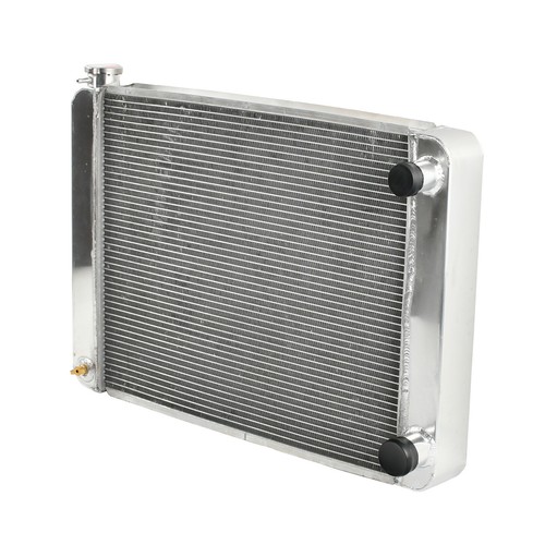 2 Row 27.5" x 19" Aluminum Double Pass Radiator With Drain Switch For ...