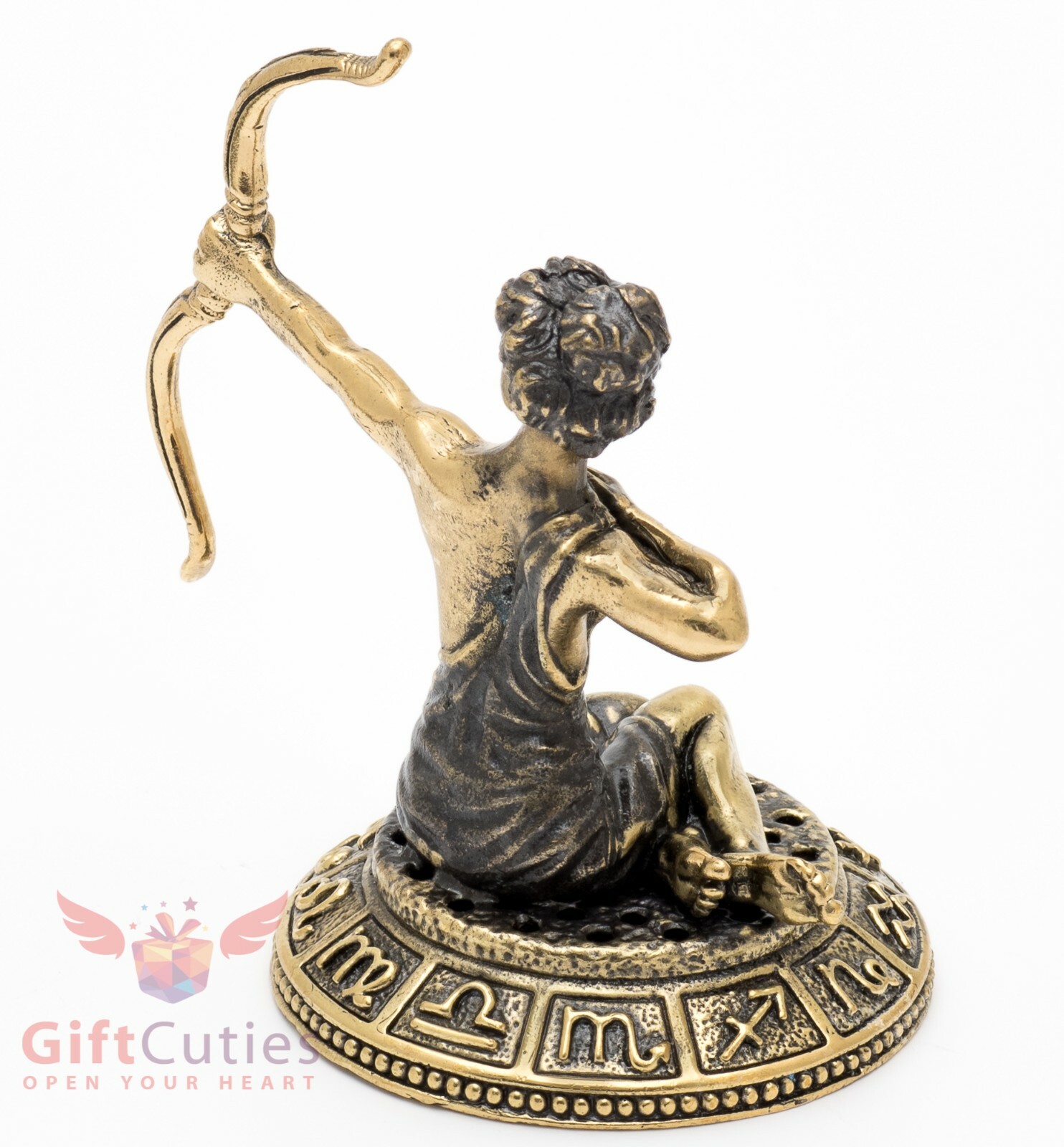 Brass figurine of Sagittarius woman Astrology Zodiac sign Horoscope ...