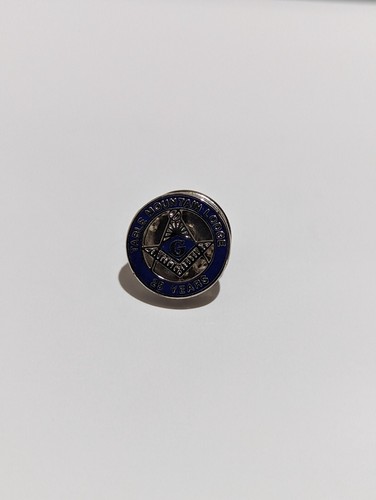 VINTAGE MASONIC LODGE PIN - 25 YEARS - TABLE MOUNTAIN LODGE | eBay