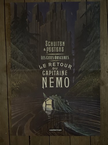 Affiche Le Retour du Capitaine Nemo - 40/59 - Schuiten/Peeters - BD | eBay