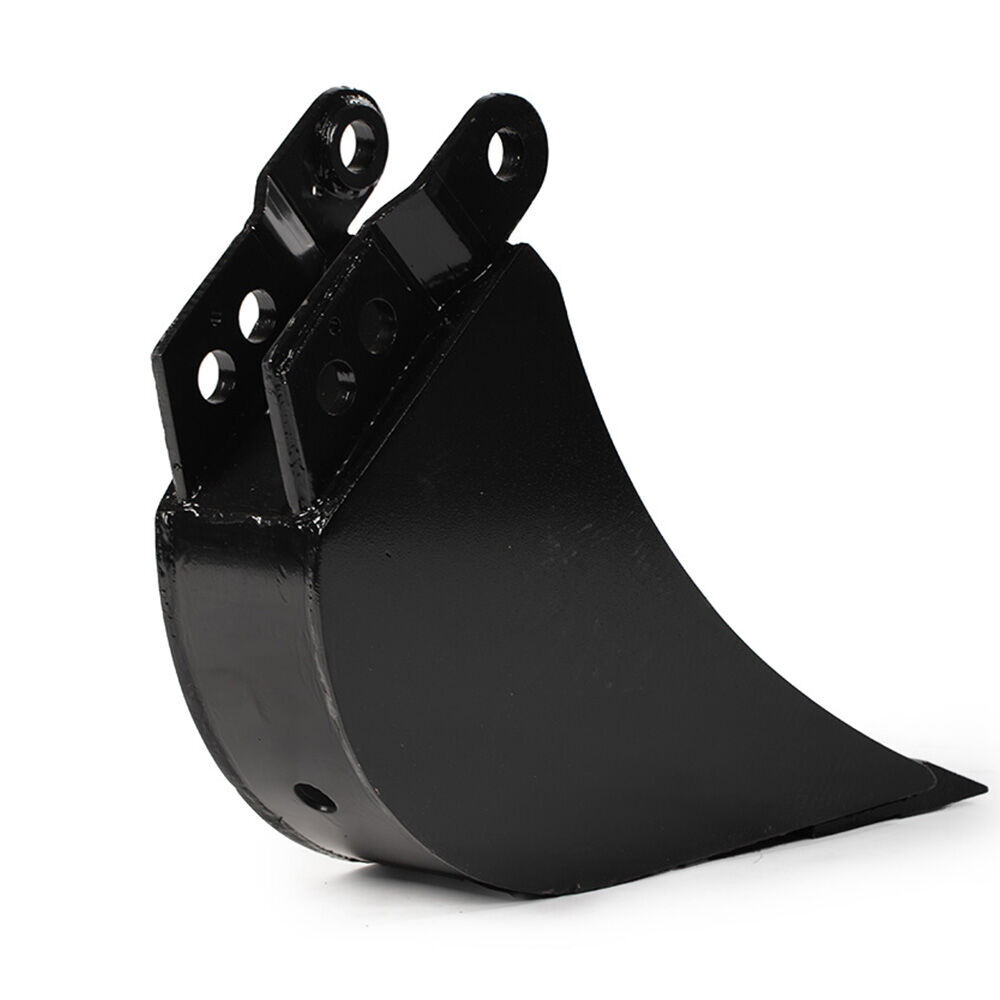 Titan Attachments 10" Front Hoe & Backhoe Bucket, Replaceable Carbon ...