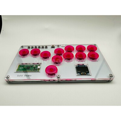 Solid Studio Arcade Controller Game Fight Stick+RGB Lights for Hitbox ...