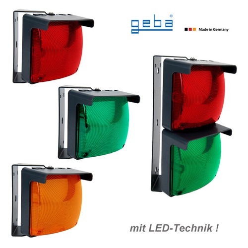 LED Blinkampel Torampel Signalleuchte rot grün gelb 24/230 V Garagen ...