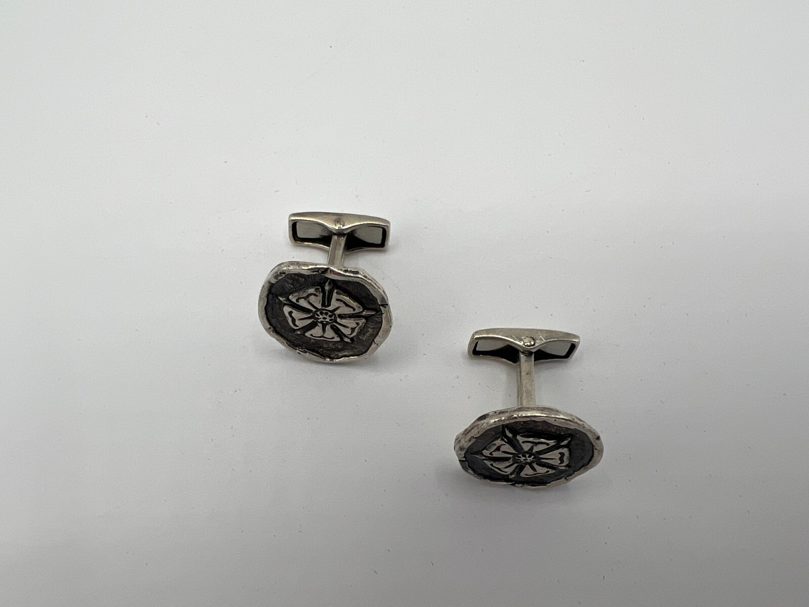 Ravi Ratan Sterling Sand Dollar Cufflinks | eBay