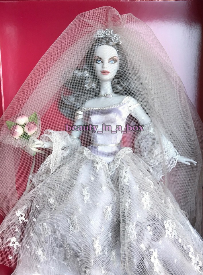 Zombie Bride Barbie Doll Haunted Beauty Collection SHIPPER Gold Label ...