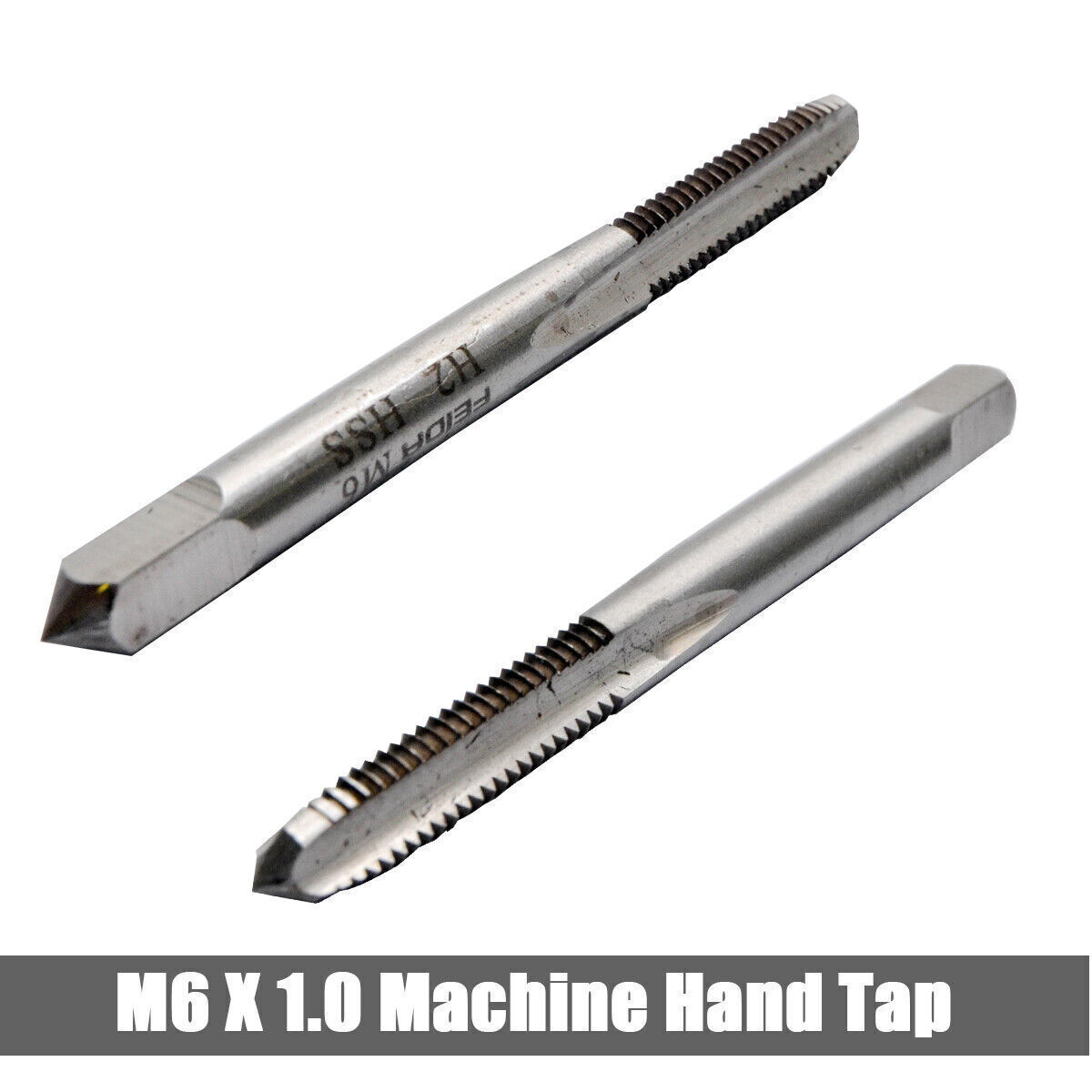 M6x1.0 HSS Tap Bit Machine Hand Tool Silver Fit For Drill Bit Threading ...