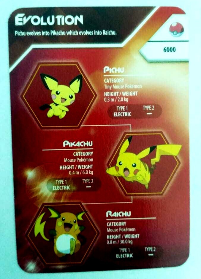 Pikachu Evolution Chart