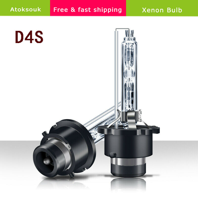 2 PCS For OEM Replace 6000K Car Headlight Blue Light Bulbs Kit D4S D4R ...