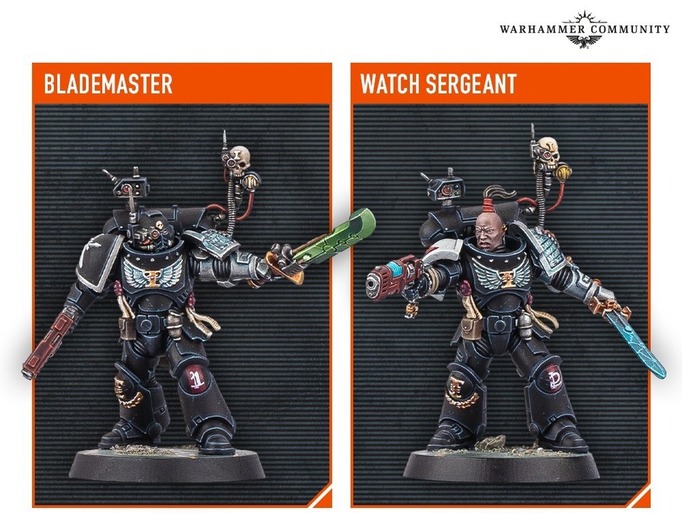 Warhammer 40K: Kill Team Tomb World. 5 x Deathwatch Space Marine ...