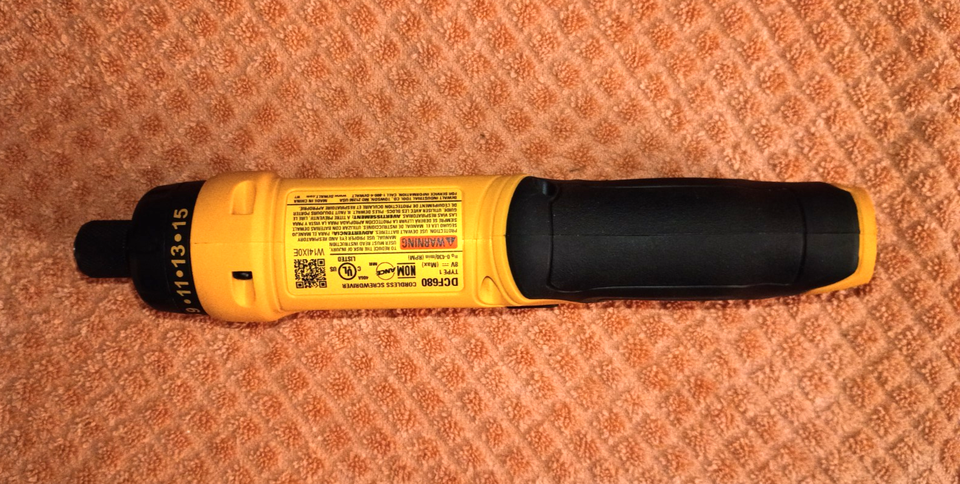 DeWalt DCF680 8V Volt MAX Cordless Gyroscopic Screwdriver/Drill TOOL ...