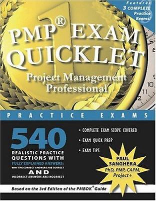 PMP Exam Quicklet: Project Management Professional Practice Exams | eBay