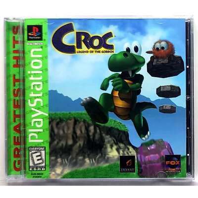 Croc Greatest Hits - Sony Playstation Pristine 180 Day Guarantee PS1 ...