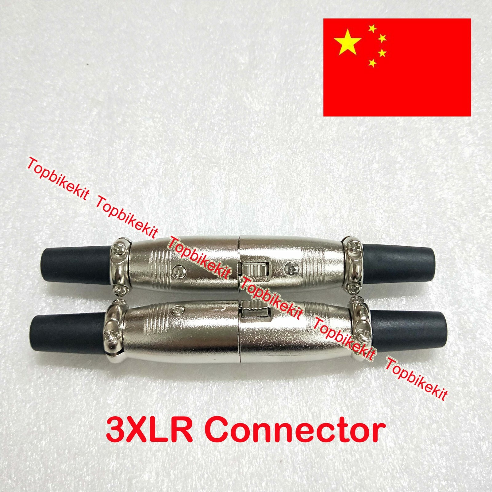 XLR Power Connector Plug 3pins/3XLR Connector Plug Male/Female For ...