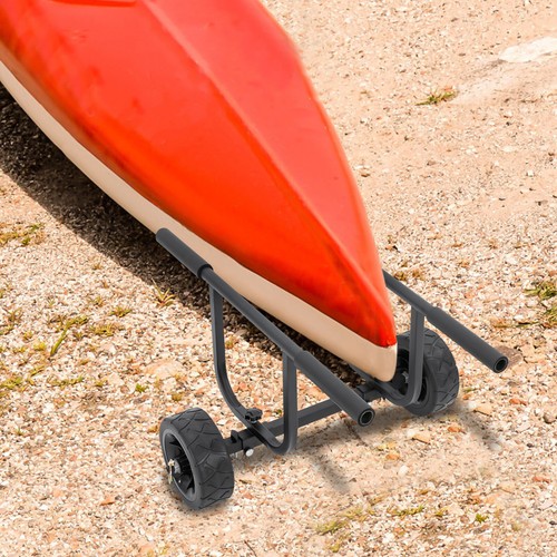 Kayak Canoe Boat Carrier Rack Dolly Trailer Trolley Transport Cart ...