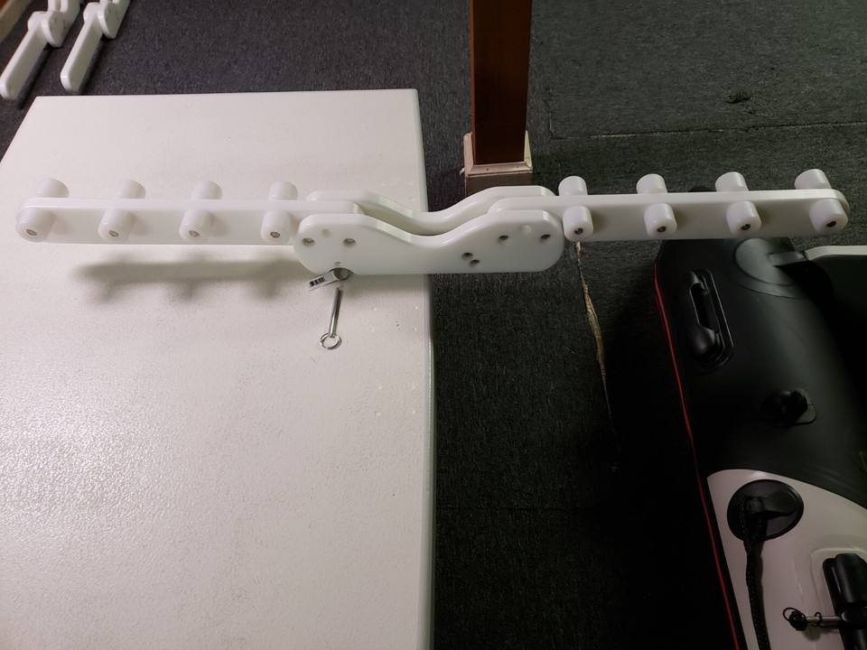 boat davits st clair davits pull on davits inflatable boat dinghy ...
