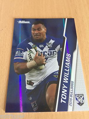 2015 NRL Traders Parallel (P18) Tony WILLIAMS Canterbury-Bankstown ...