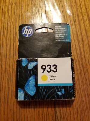 NEW HP #933 Yellow Ink Cartridge CN060AN GENUINE EXPIRED 4/18) | eBay