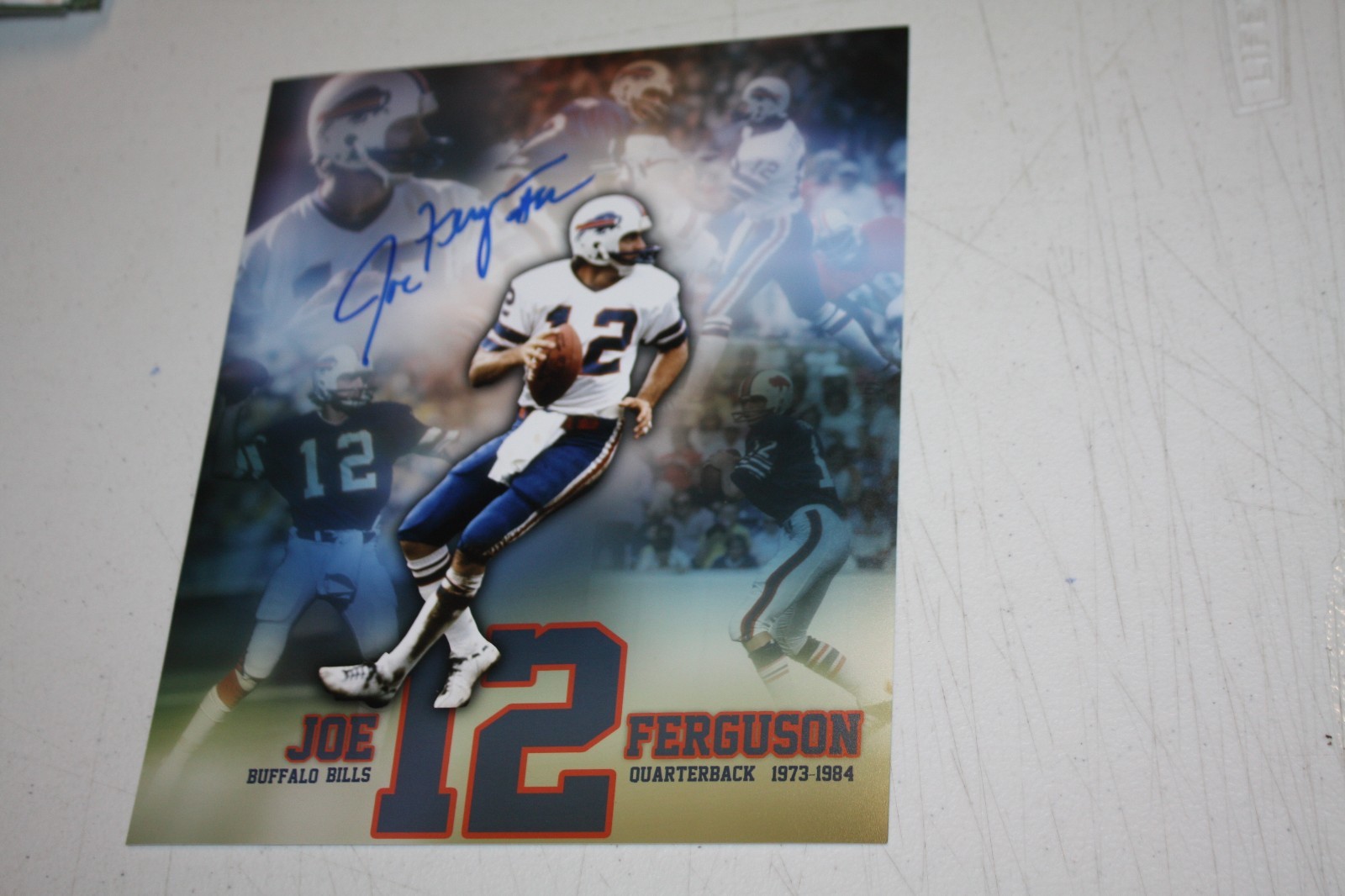 Buffalo Bills QB JOE FERGUSON #12 SIGNED 8X10 PHOTO THE ELECTRIC ...